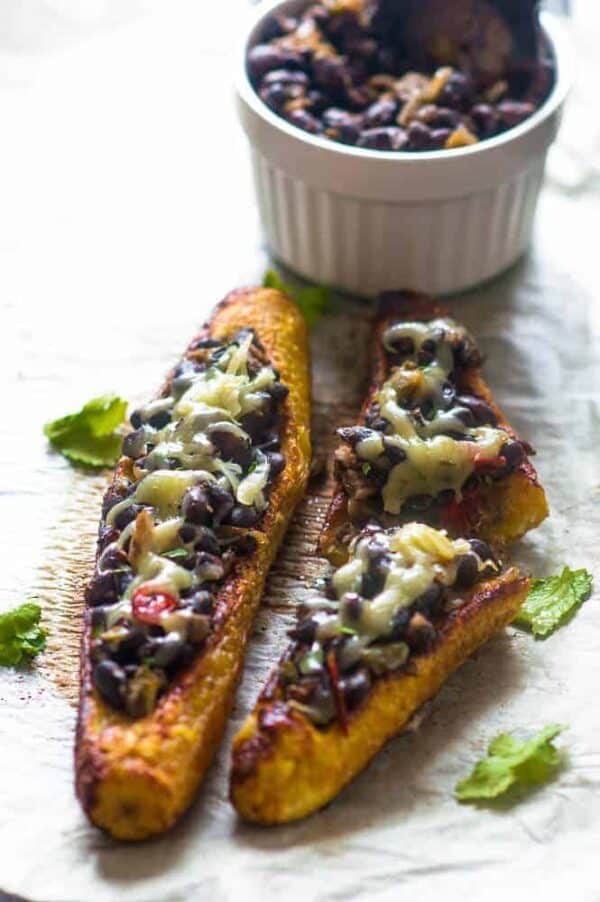 Stuffed plantains (Vegan, Gluten Free) - That Girl Cooks Healthy