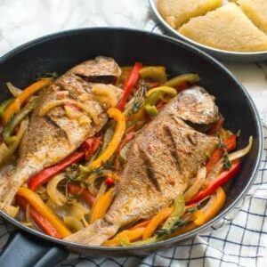 Jamaican steamed fish - That Girl Cooks Healthy