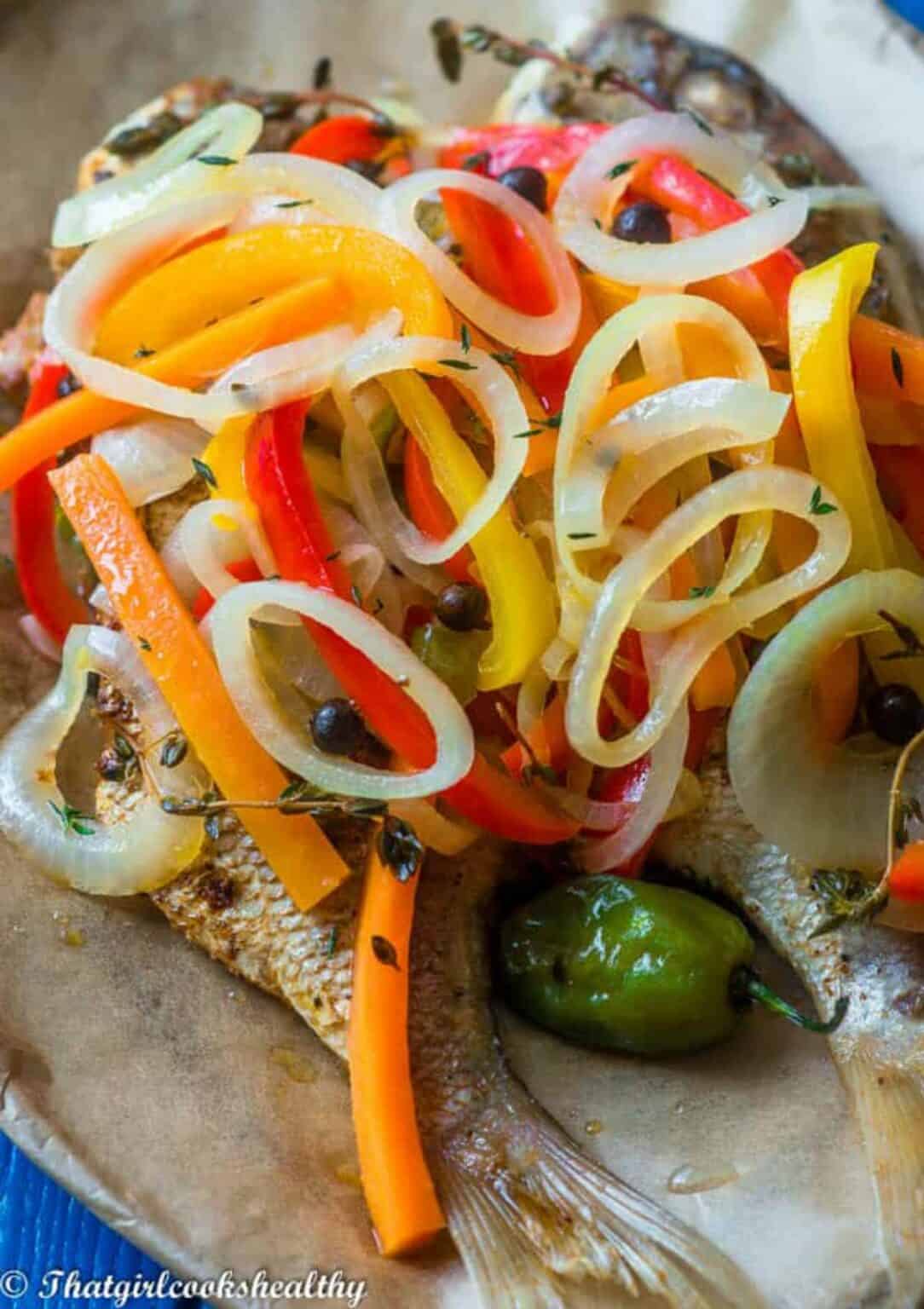 Escovitch Fish - That Girl Cooks Healthy