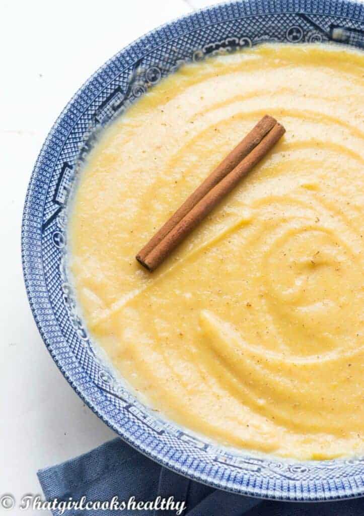 Jamaican Cornmeal Porridge (Vegan + Gluten Free) - That Girl Cooks Healthy