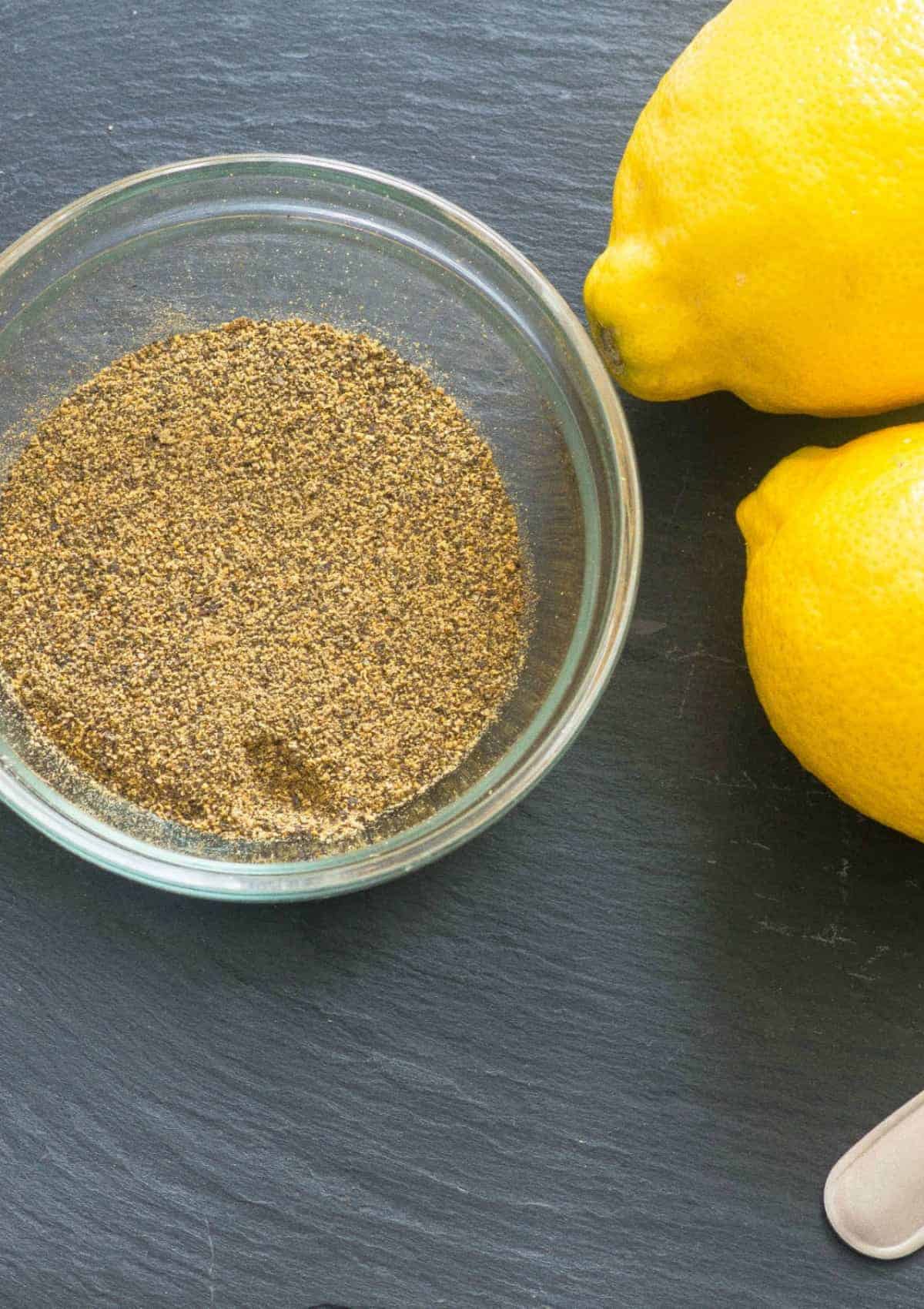 Homemade Lemon Pepper Seasoning - That Girl Cooks Healthy