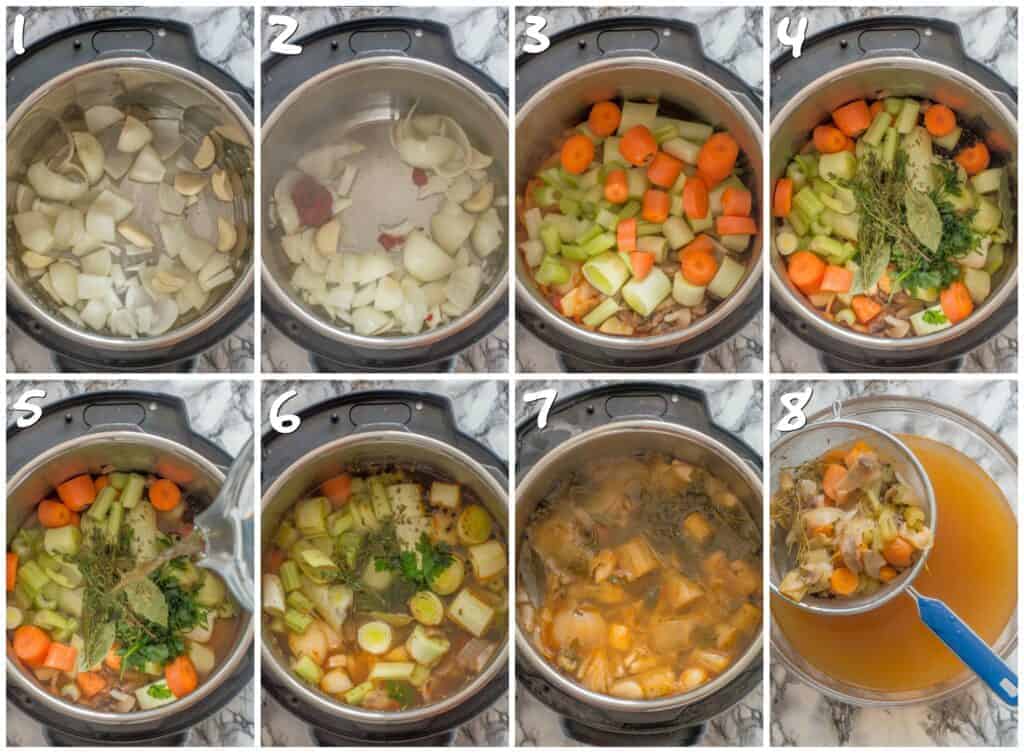 Instant Pot Vegetable Stock (Stove Top Option) - That Girl Cooks Healthy