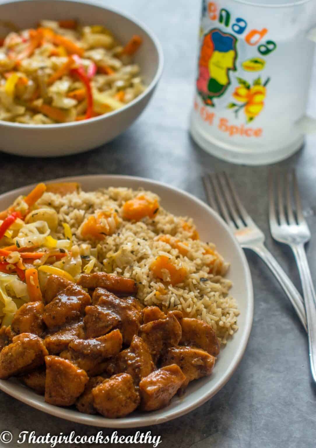 Nutmeg Chicken (Grenadian Inspired) - That Girl Cooks Healthy