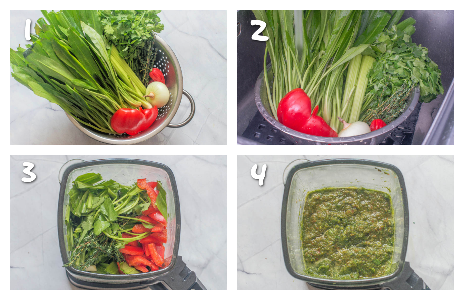 Caribbean Green Seasoning - That Girl Cooks Healthy