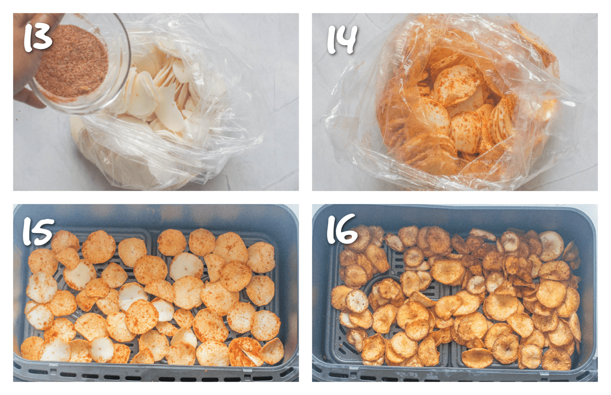Yuca Chips (Cassava Chips)(Air Fryer) - That Girl Cooks Healthy