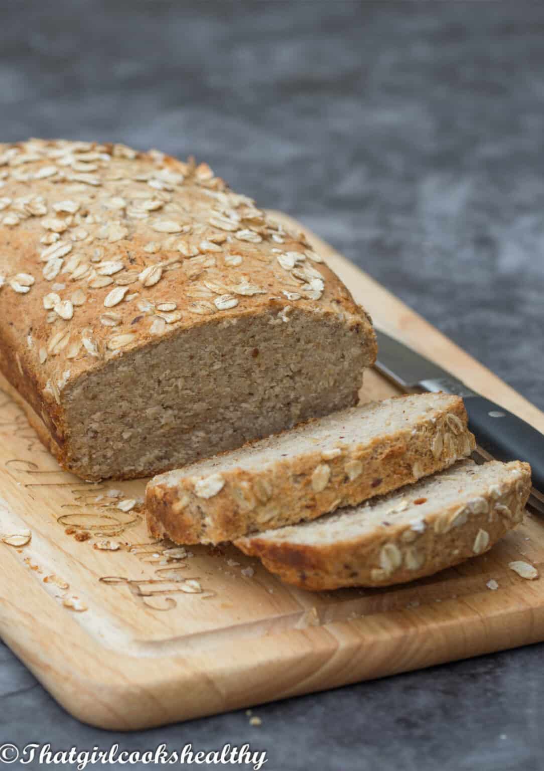 Brown Rice Flour Bread Recipe (Vegan/Gluten Free) - That Girl Cooks Healthy