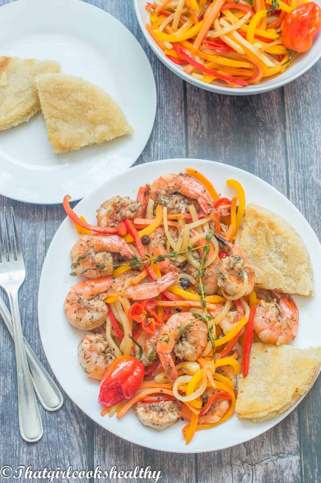 Escovitch Shrimp - That Girl Cooks Healthy