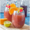 Caribbean Rum Punch Mocktail - That Girl Cooks Healthy