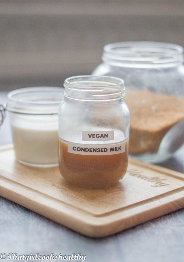 Vegan Condensed Milk (No Coconut Milk) - That Girl Cooks Healthy