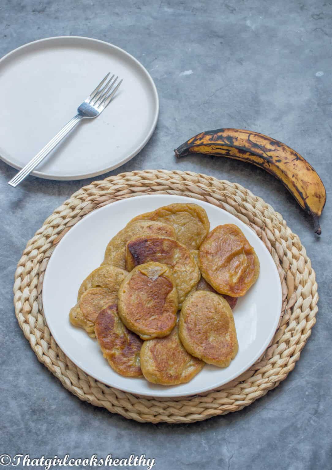 Plantain Fritters - That Girl Cooks Healthy
