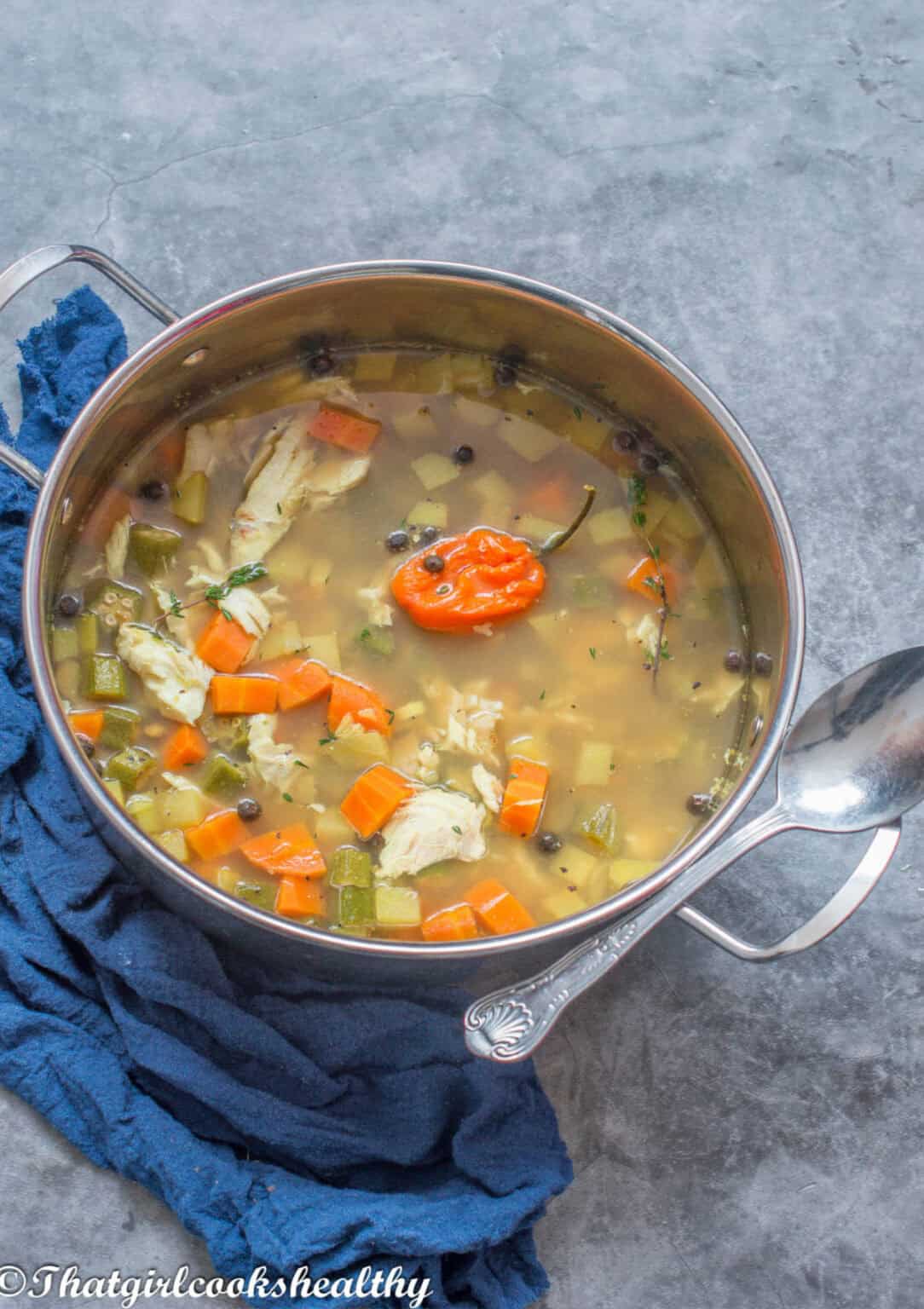 Jamaican Fish Tea - That Girl Cooks Healthy