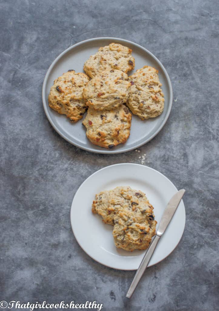 Jamaican Rock Cake (Rock Buns) - That Girl Cooks Healthy