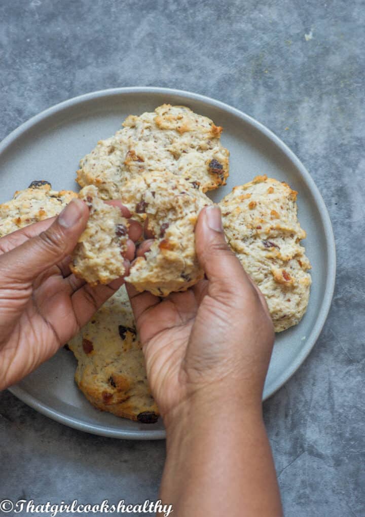 Jamaican Rock Cake (Rock Buns) - That Girl Cooks Healthy