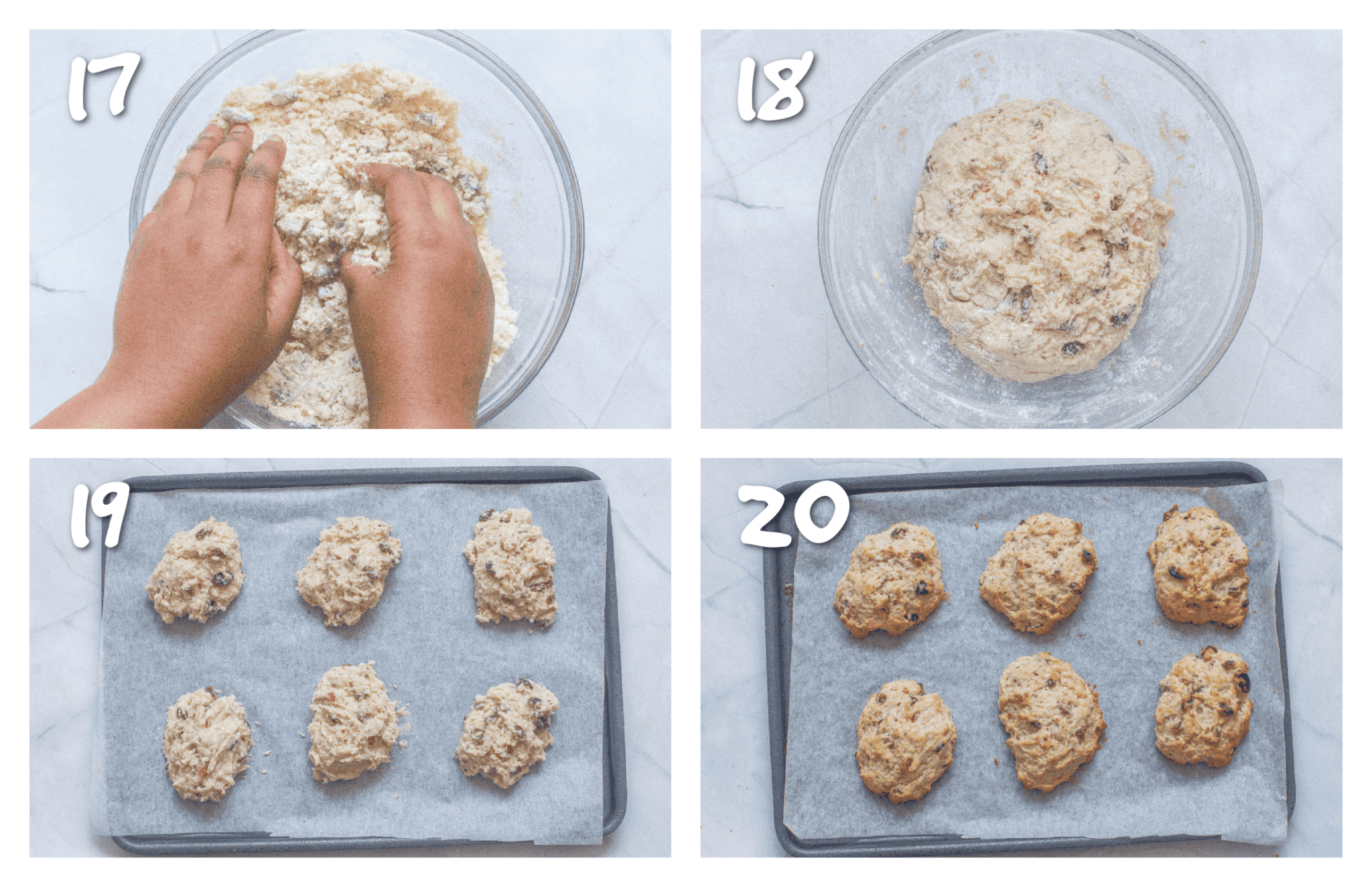 Jamaican Rock Cake (Rock Buns) - That Girl Cooks Healthy