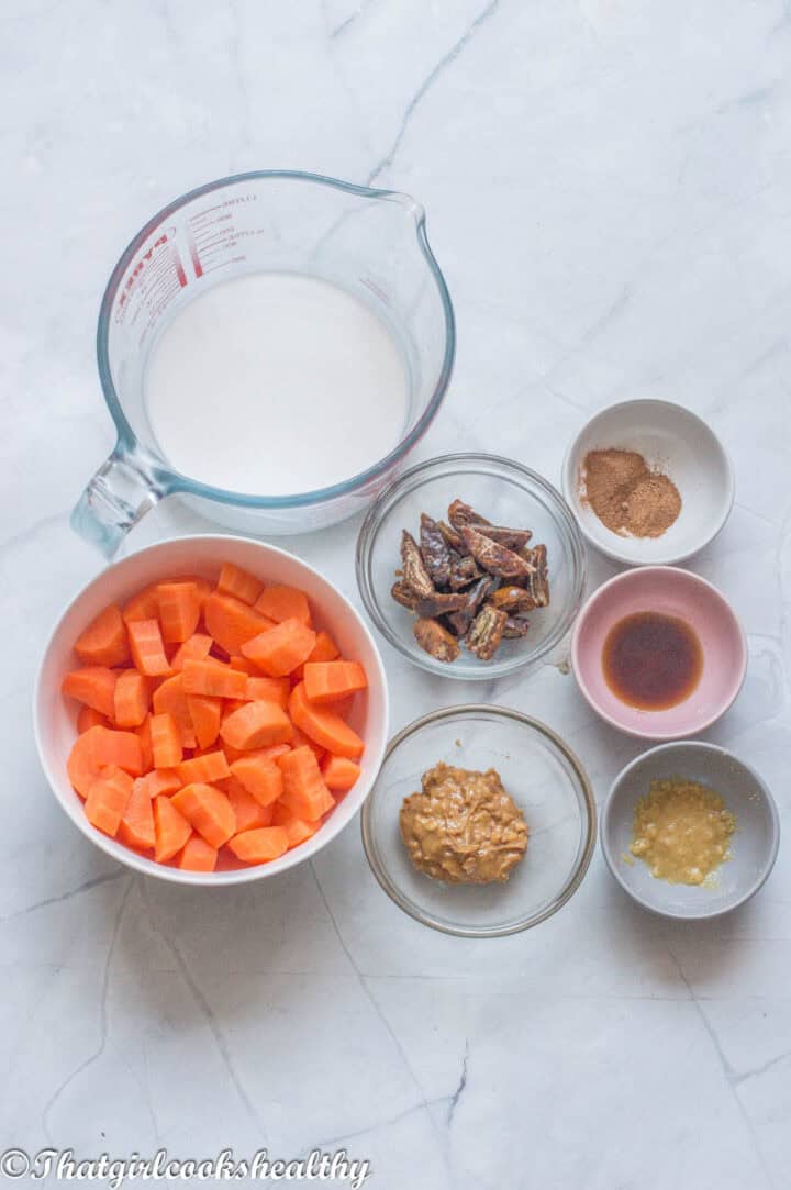 Vegan Carrot Pudding - That Girl Cooks Healthy