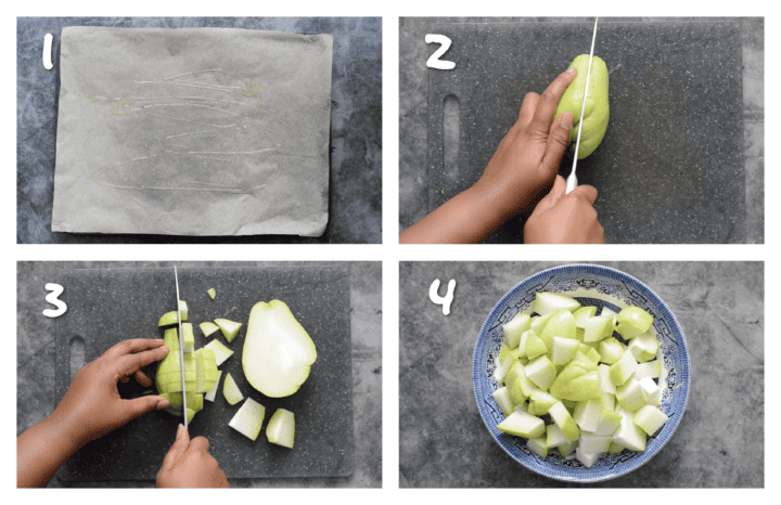 Roasted Cho Cho Soup (Chayote Soup)(Vegan) - That Girl Cooks Healthy