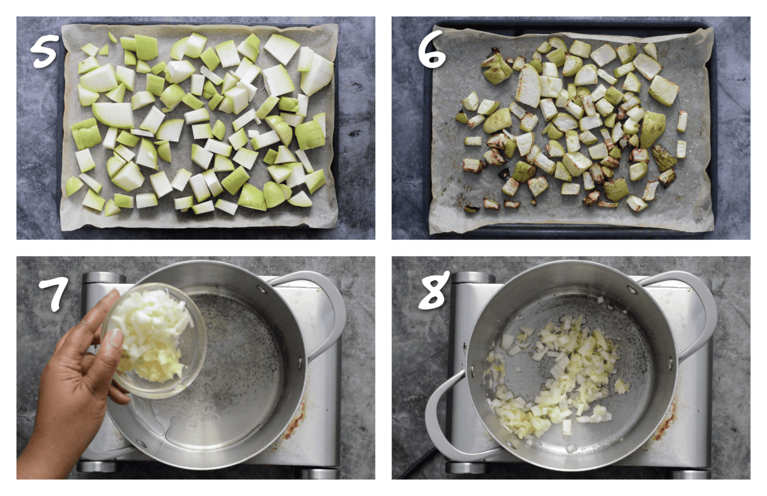 Roasted Cho Cho Soup (Chayote Soup)(Vegan) - That Girl Cooks Healthy