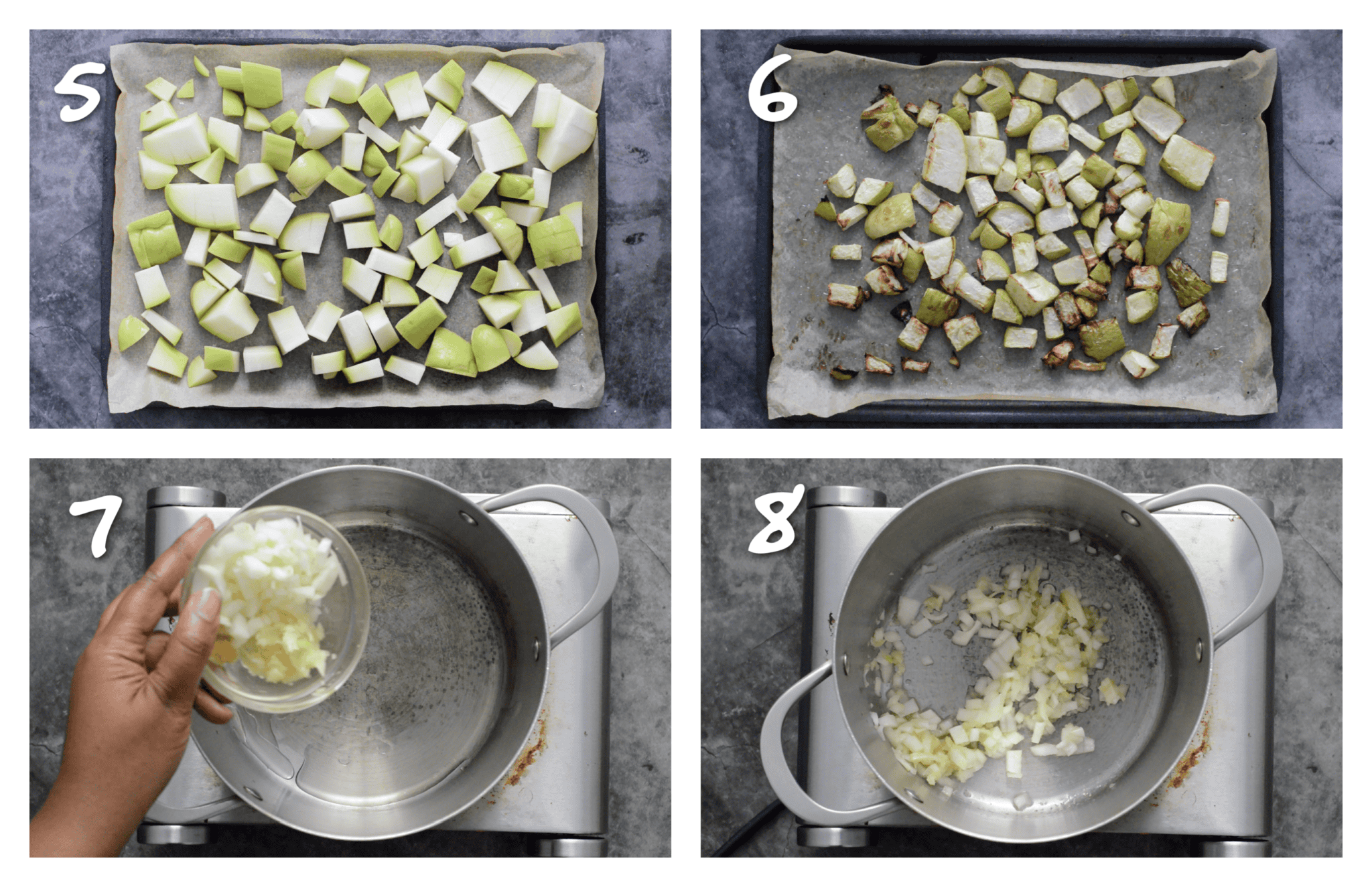 Roasted Cho Cho Soup (Chayote Soup)(Vegan) - That Girl Cooks Healthy