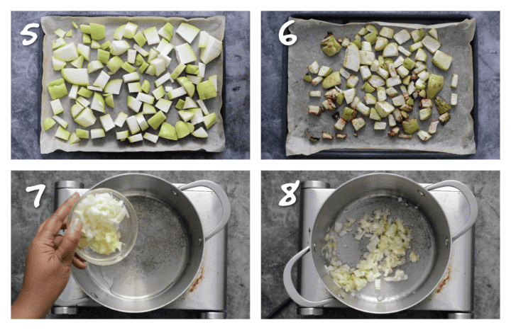 Roasted Cho Cho Soup (Chayote Soup)(Vegan) - That Girl Cooks Healthy